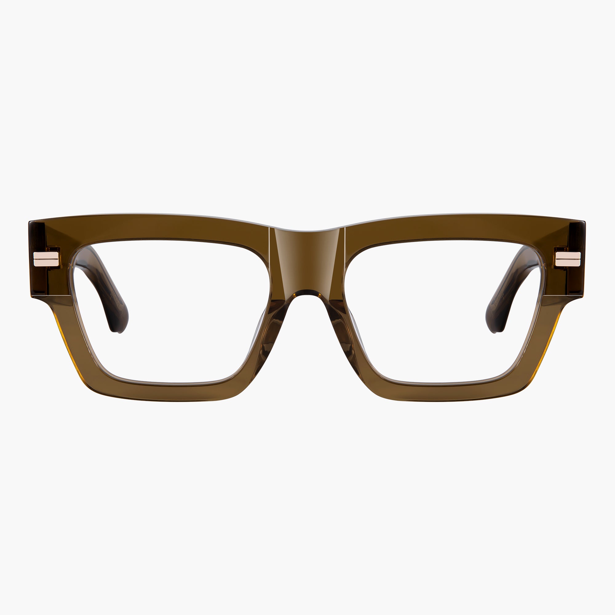 Donahugh Square Prescription Glasses Brown Frame Acetate Colson O