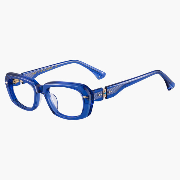 Donahugh Square Prescription Glasses Blue Frame Acetate Orson O