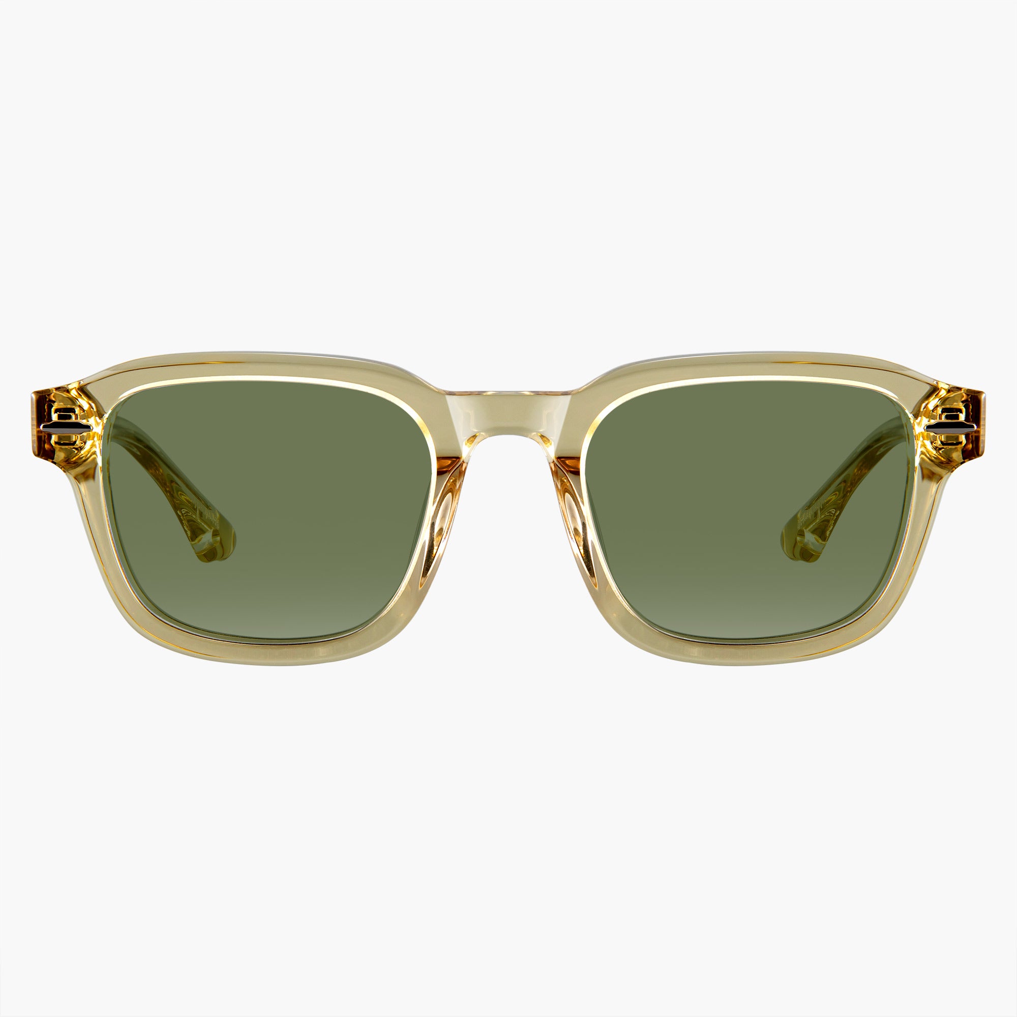 Donahugh Square Sunglasses Khaki Frame Acetate Tatum